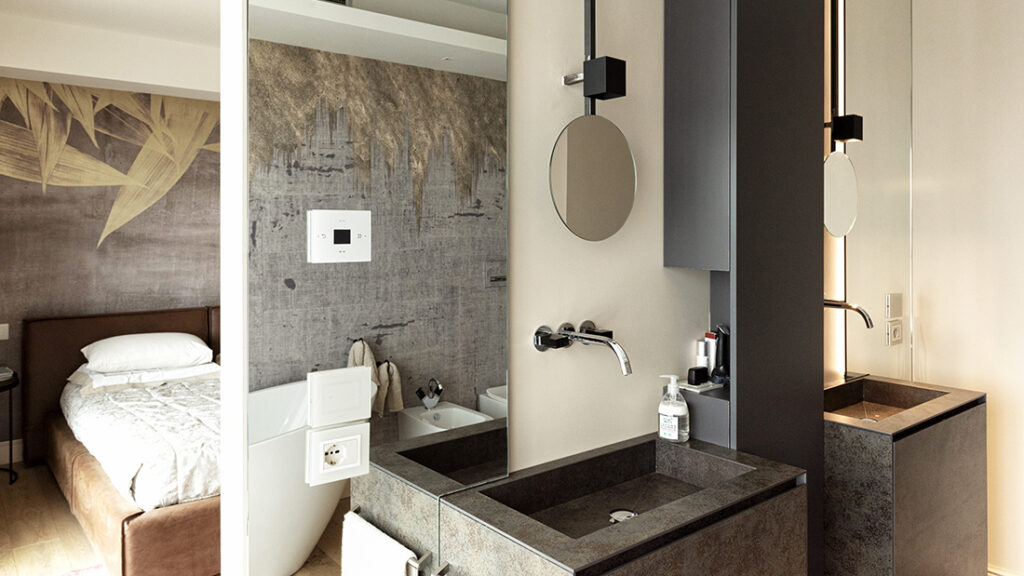 A smart home with KNX technology and AVE design